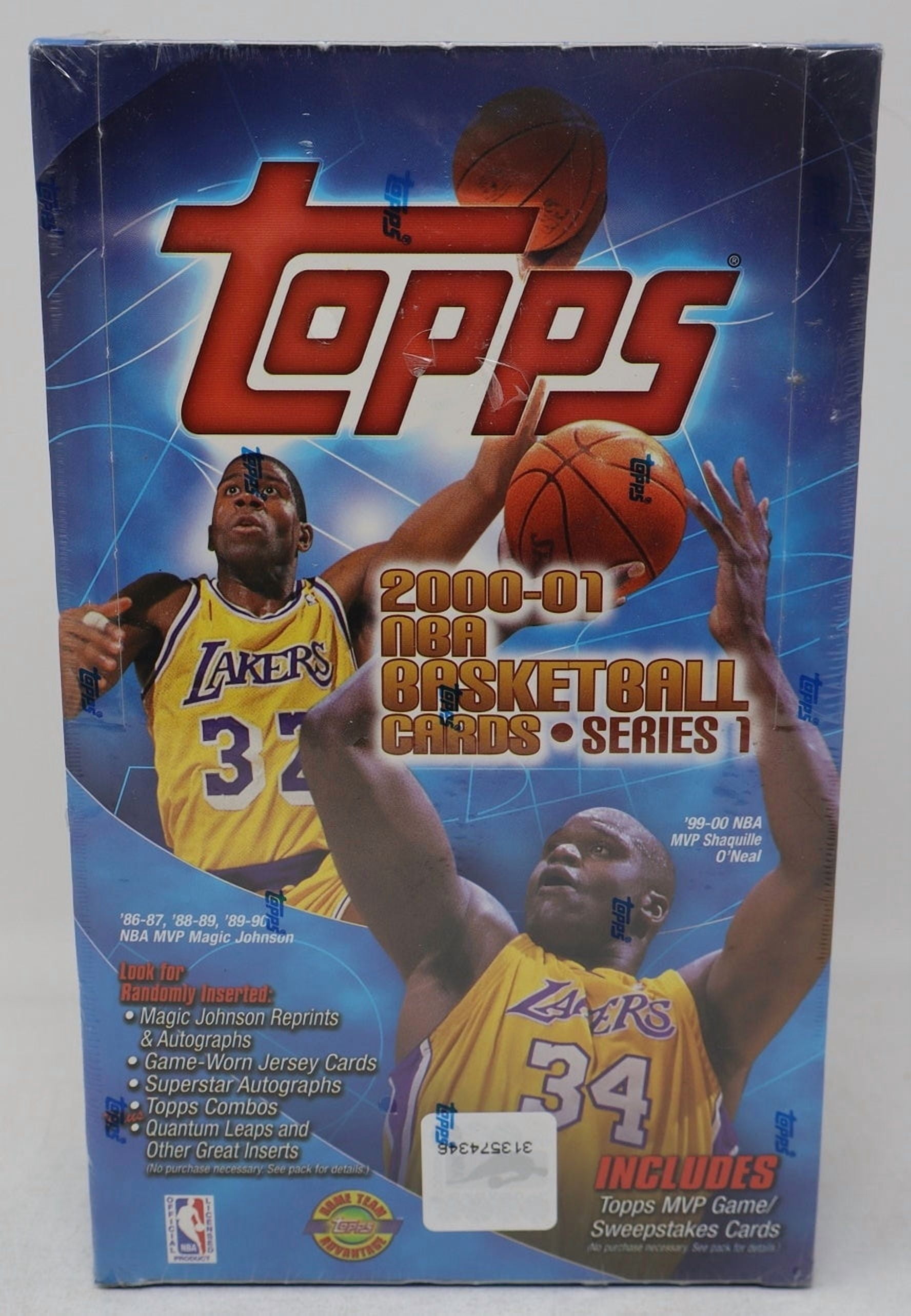 2000/01 Topps Basketball Series 1 Jumbo Box (HTA) (12/45) - Walmart.com