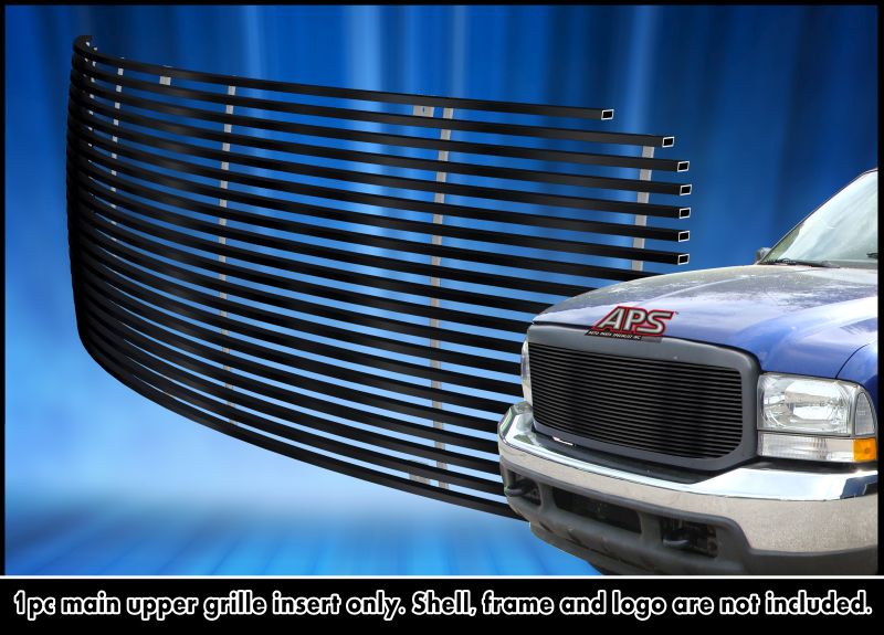 APS 2000-2004 Ford Excursion 1 PC Cover 3 Holes Black Stainless Steel ...
