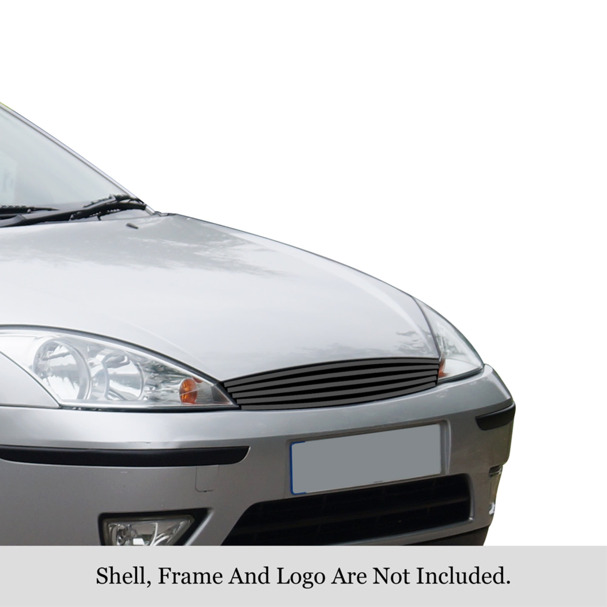 2000-2004 Ford Focus Stainless Steel Black Powder Coated Finish 8X6 ...