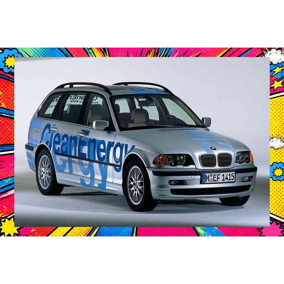2000 BMW 320g CleanEnergy Concept - Pop Art Edition | 24x36 Inch Rolled ...