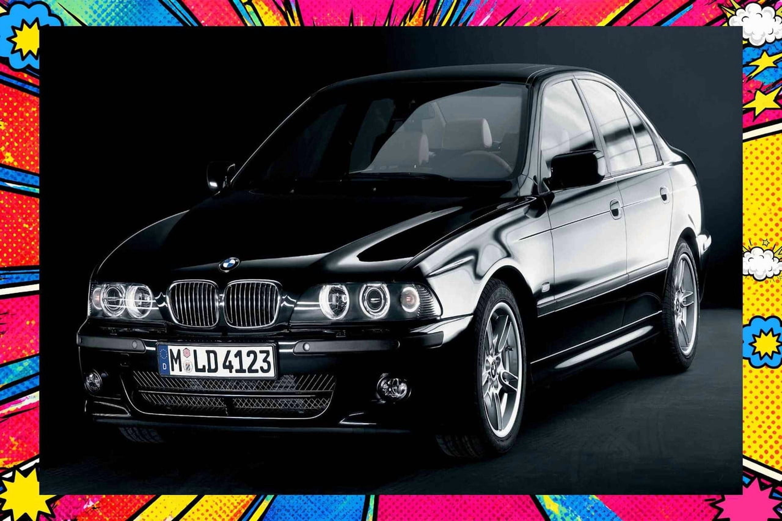 2000 BMW 5 Series M Sport Style B - Pop Art Edition | 24x36 Inch Rolled ...
