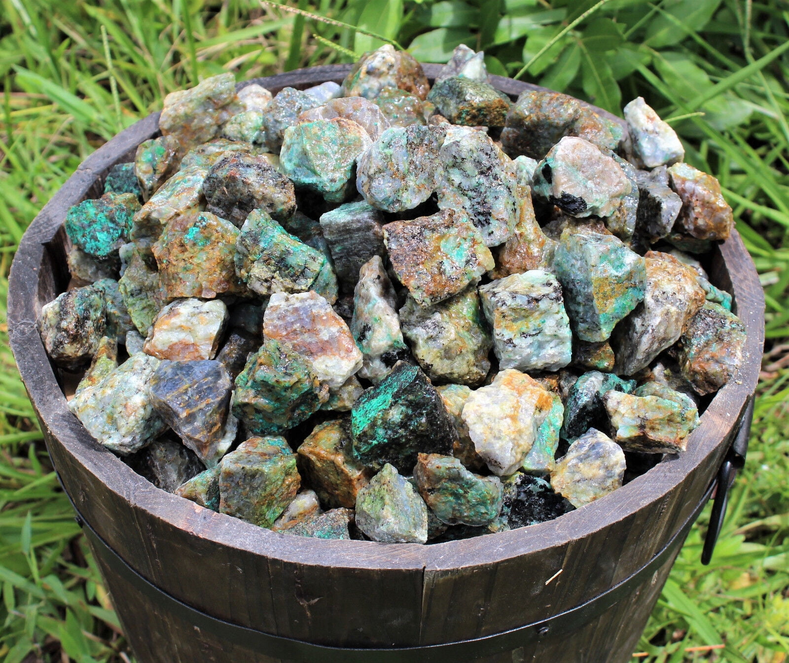 2000 Carat Lot Natural Rough Chrysocolla (Raw Crystal Rock Gemstone 400 ...