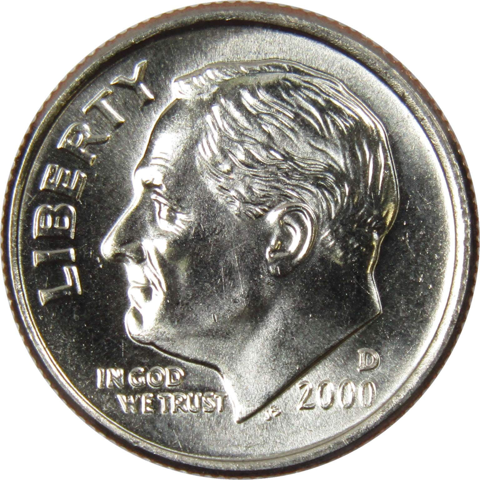 2000 Dime P Mint Mark