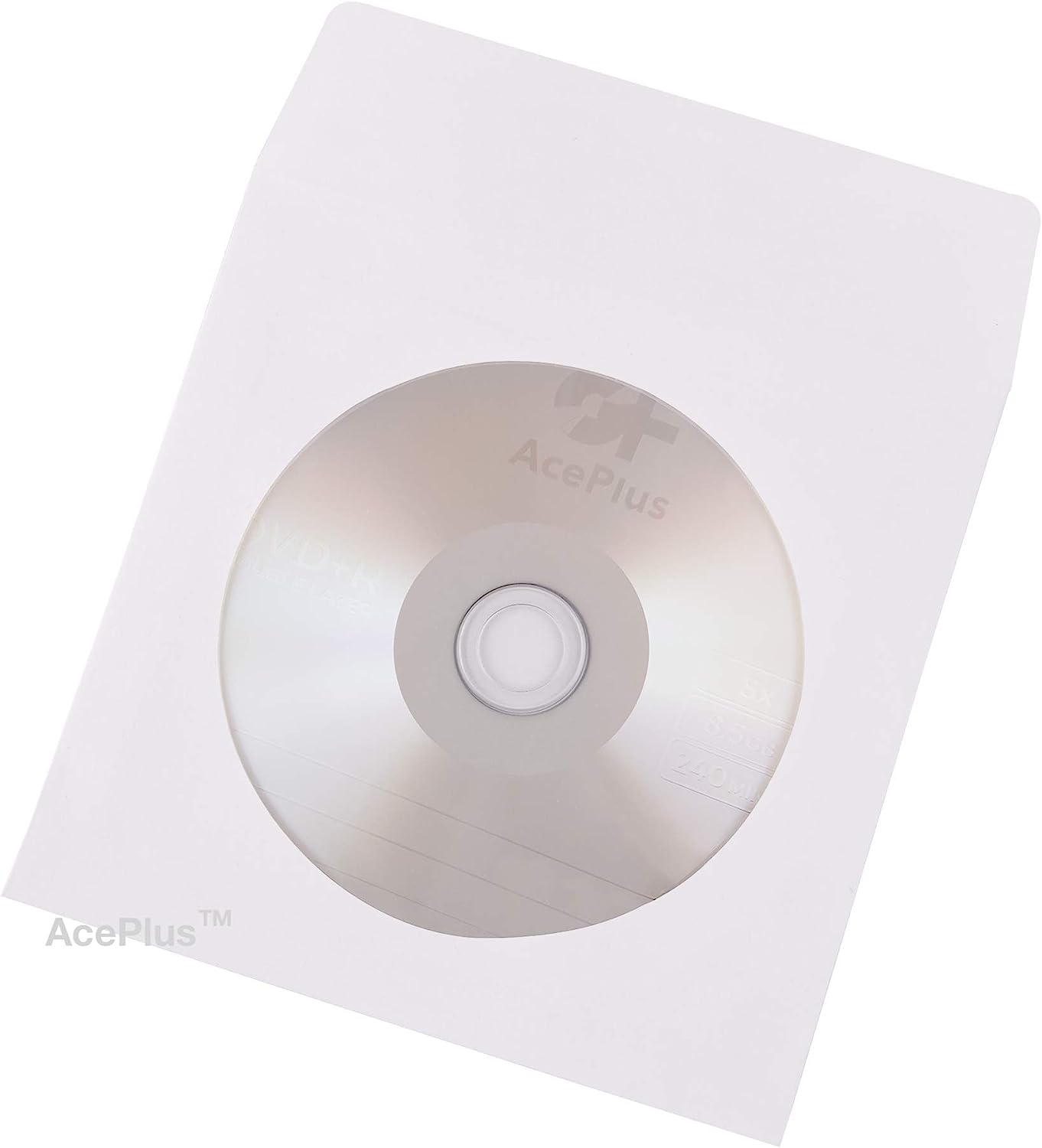 2000 Economy Grade White Paper Sleeves 80g Light Weight for CD/DVDs ...