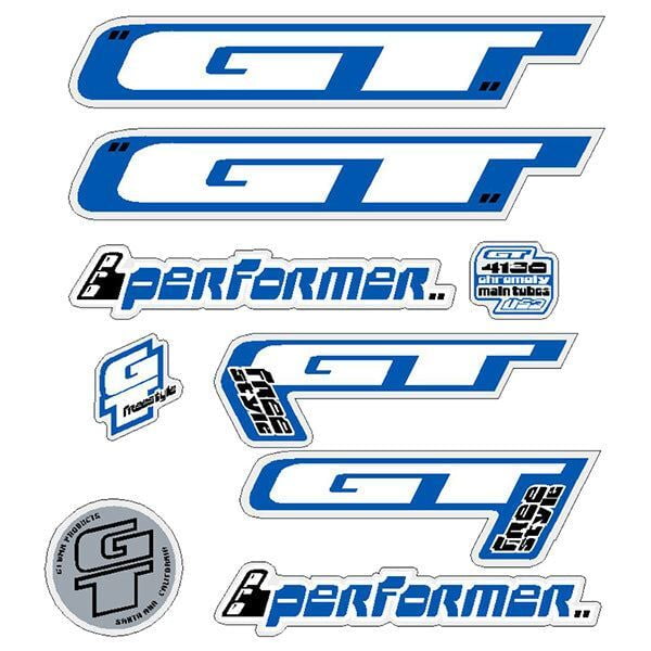 2000 GT BMX - Pro Performer - decal set - Chrome frame - Walmart.com