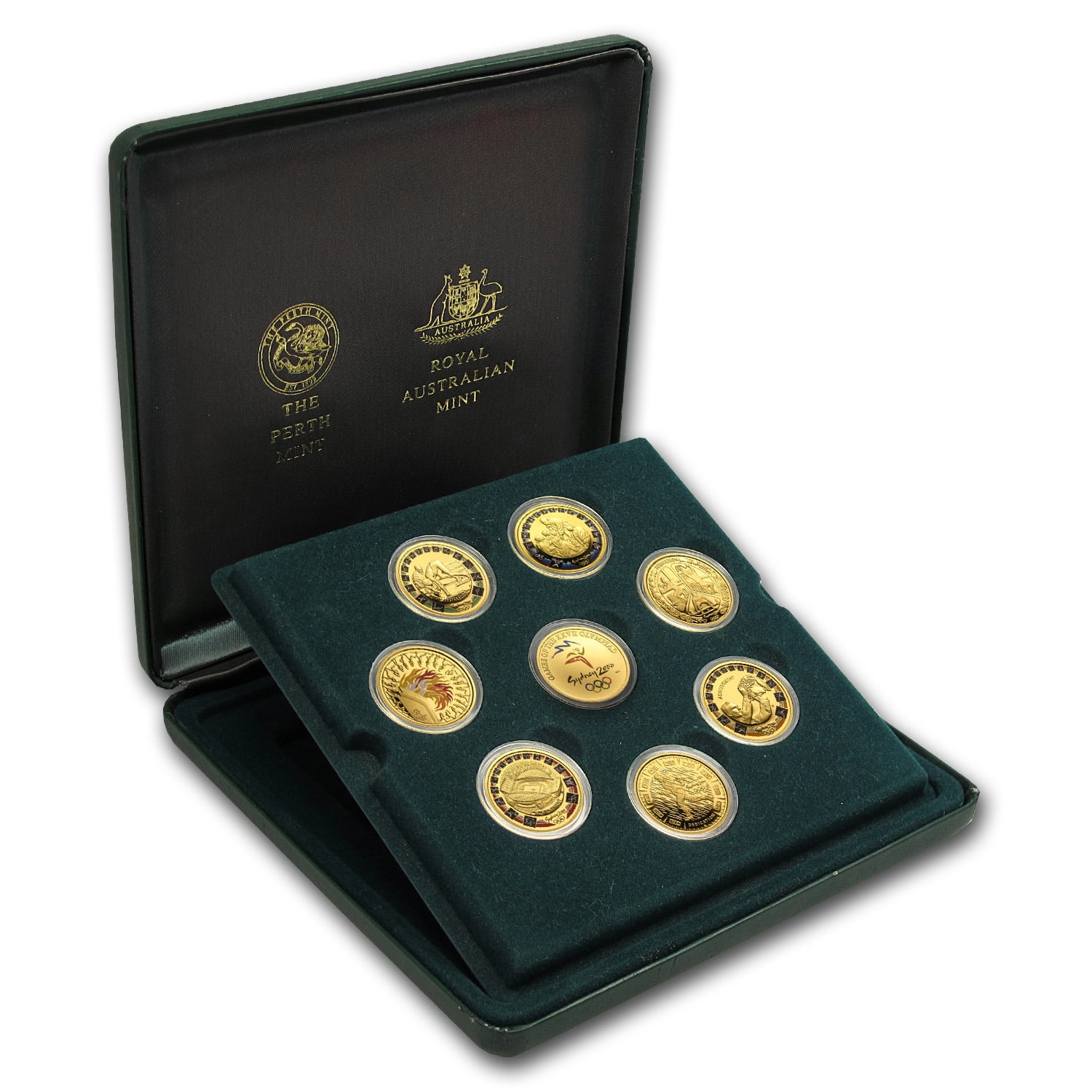 2000 Gold Sydney Olympics Coin Proof Set (w/Box) - Walmart.com