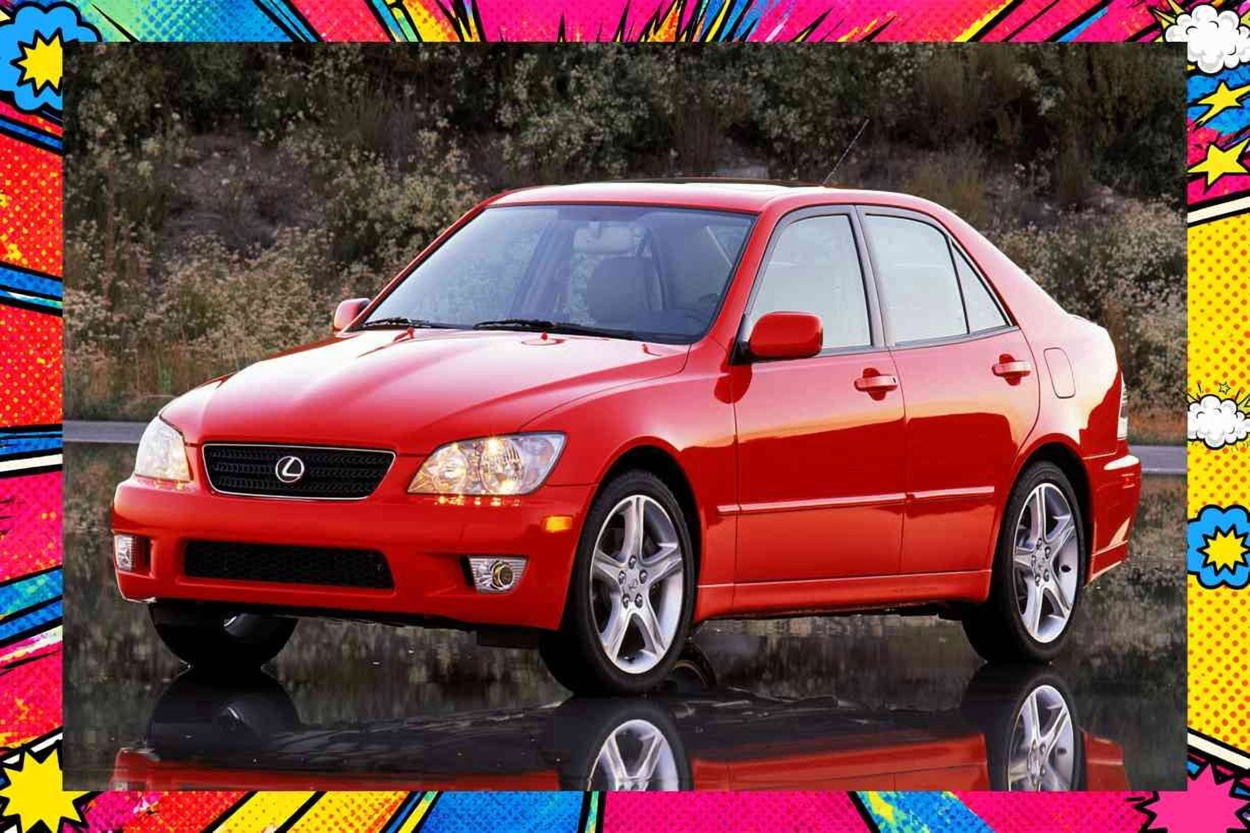 2000 Lexus IS - Pop Art Edition | 12x18 Inch Laminated Poster | Vibrant ...