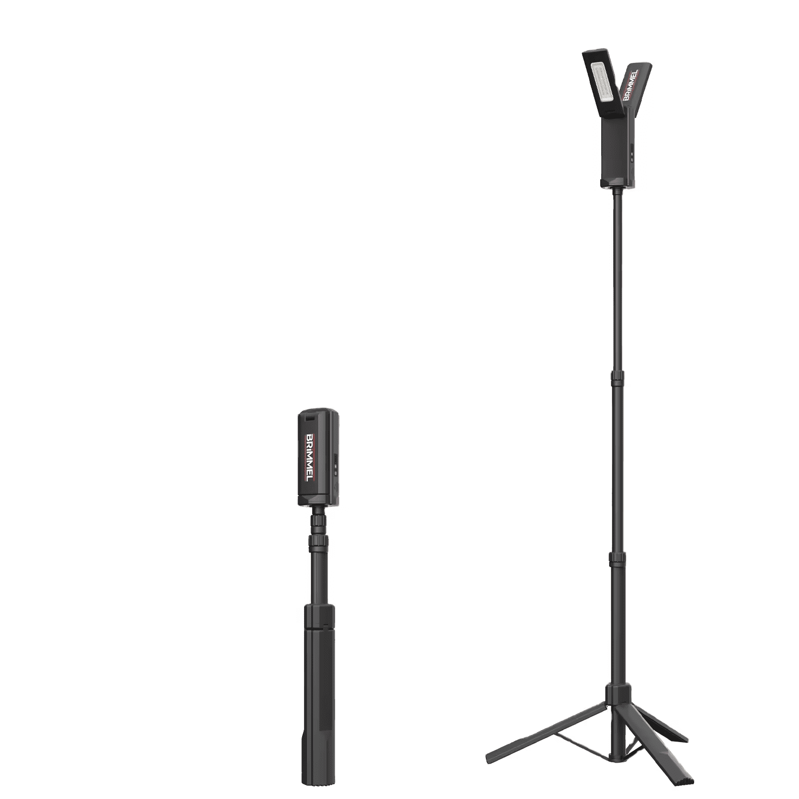 2000 Lumens Rechargeable LED Tripod Work Light with Adjustable Stand ...