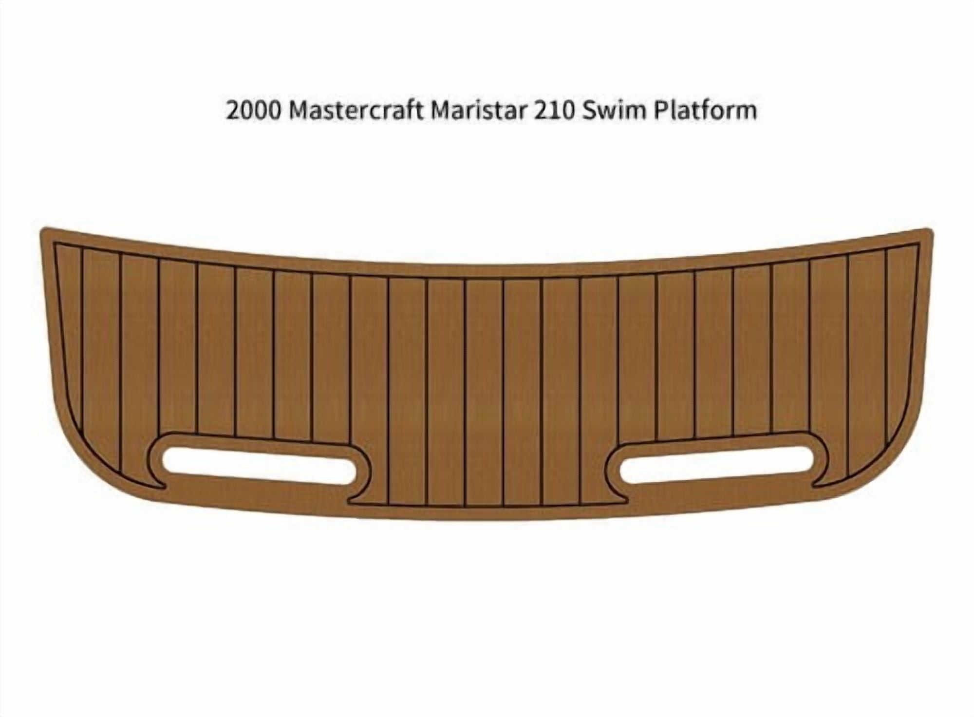 2000 Mastercraft Maristar 210 Swim Platform Mat Boat EVA Teak Deck ...