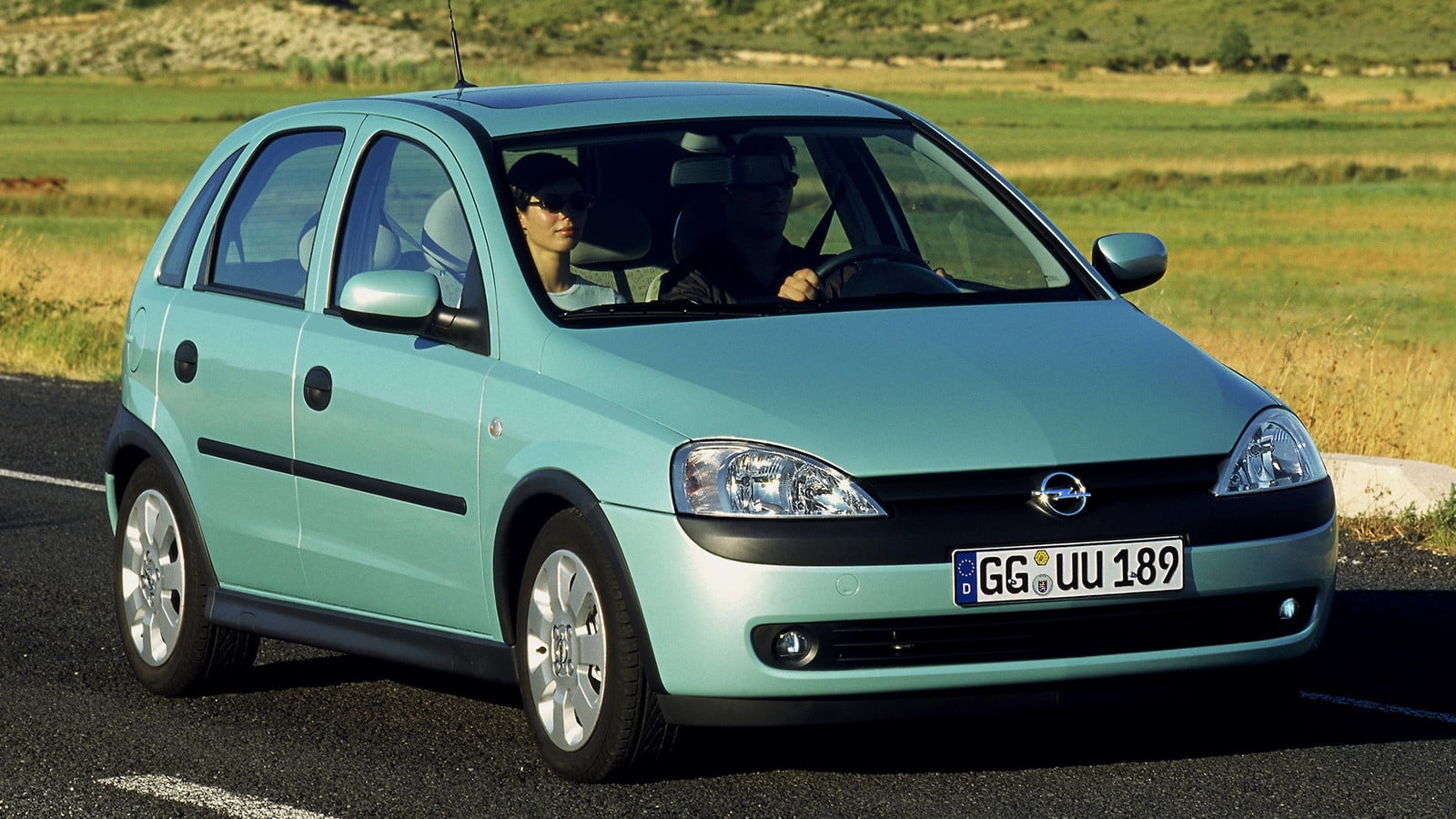 2000 Opel Corsa 5 Door Car - 24x36 Inch Laminated Poster - Stunning ...