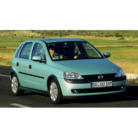 2000 Opel Corsa 5 Door Car - 24x36 Inch Laminated Poster - Stunning ...