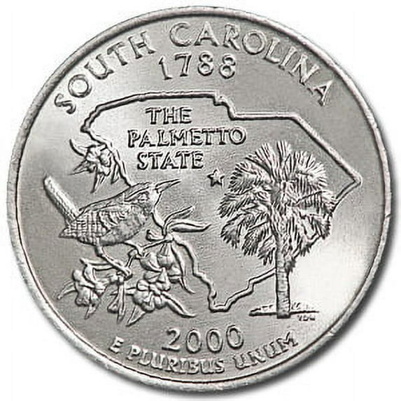 2000-P South Carolina State Quarter BU - Walmart.com
