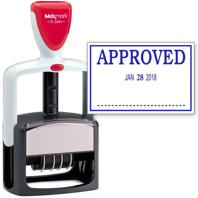 2000 PLUS Heavy Duty Style 2-Color Date Stamp with APPROVED self inking ...