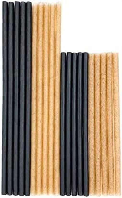 2000 Pack Agave Fiber Cocktail Straws Alternative to Plastic Straws ...