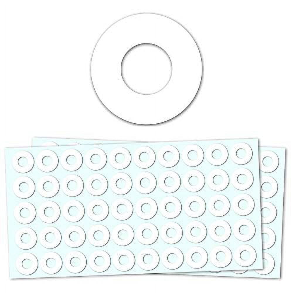 2000 Pack, Hole Reinforcement Stickers Labels - 0.25", White - Walmart.com