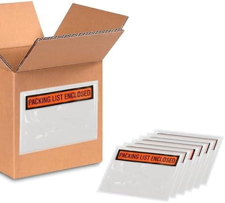 2000 Pack Packing List Envelopes, Self Adhesive 5.5"x 7.5" Shipping ...