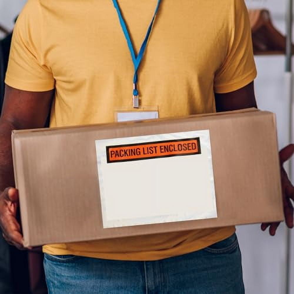 2000 Pack Packing List Envelopes, Self Adhesive 5.5"x 7.5" Shipping ...