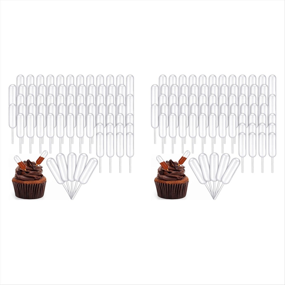 2000 Pcs 4 Ml Plastic Pipettes Squeeze Transfer Dropper Disposable ...