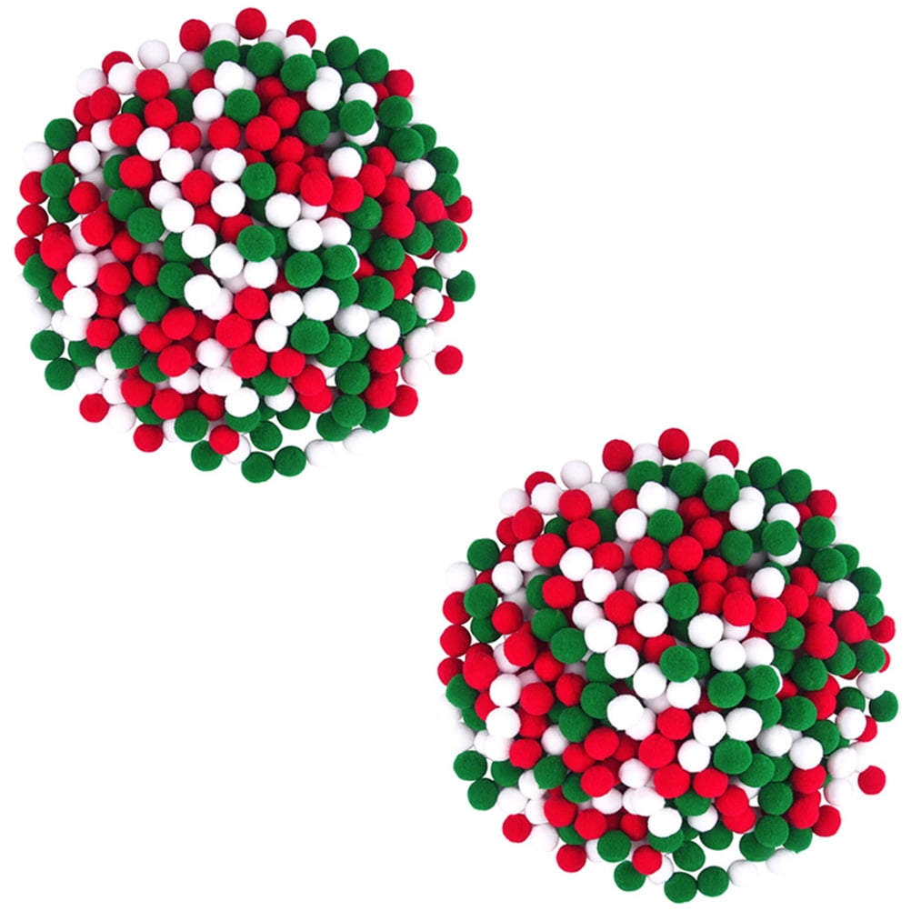 2000 Pcs Kids Craft Felt Pom Poms for Arts and Crafts, Christmas ...