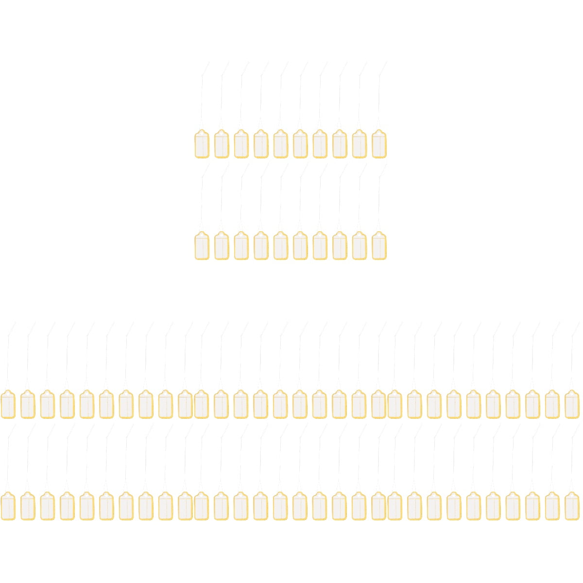 2000 Pcs Label Tag Clothing Labels White Price Tags Sale Small with ...