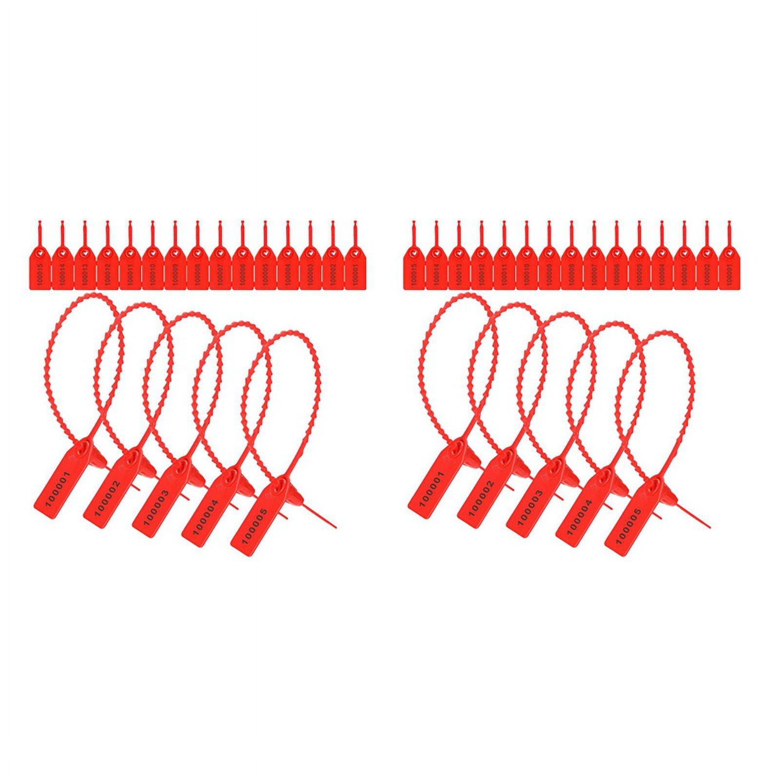2000 Pcs Plastic Tamper Seals Tags Security Tags Seals Safety Numbered ...