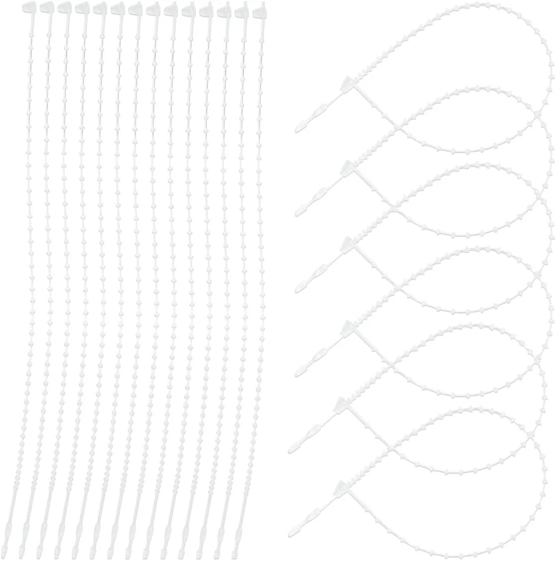 2000 Pcs Snap Lock Pin Tag Fastener Adjustable Security 5 Inch ...