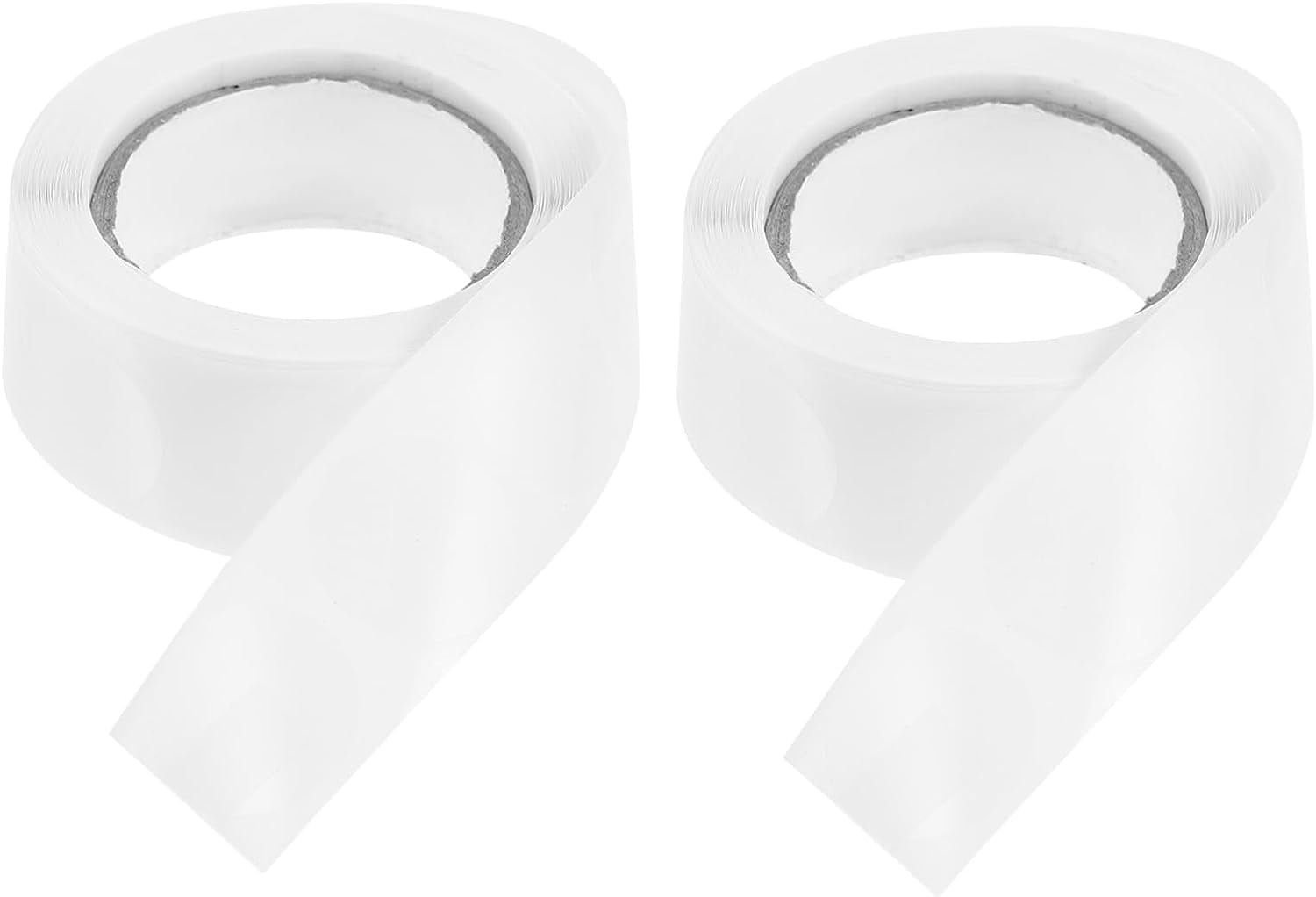 2000 Pcs Transparent Sealer Impresora De Sticker White Circle Stickers ...