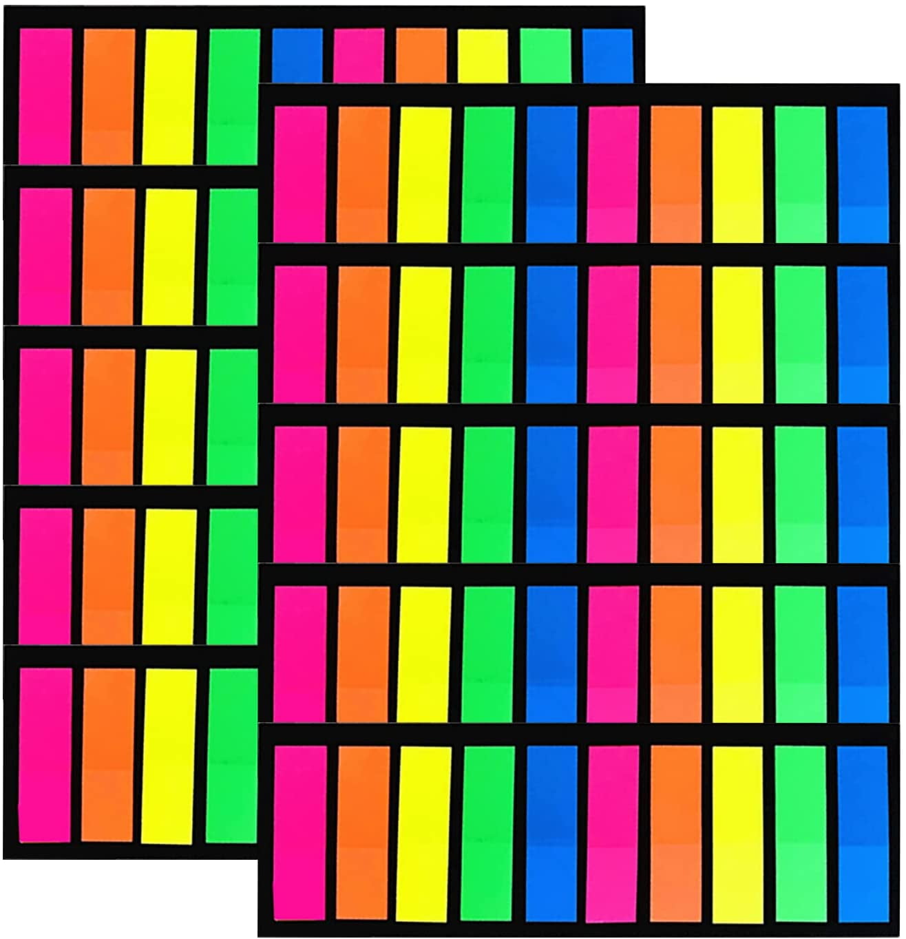 2000 Pieces Page Markers Index Tabs Flags Stickers Colored Sticky Notes ...