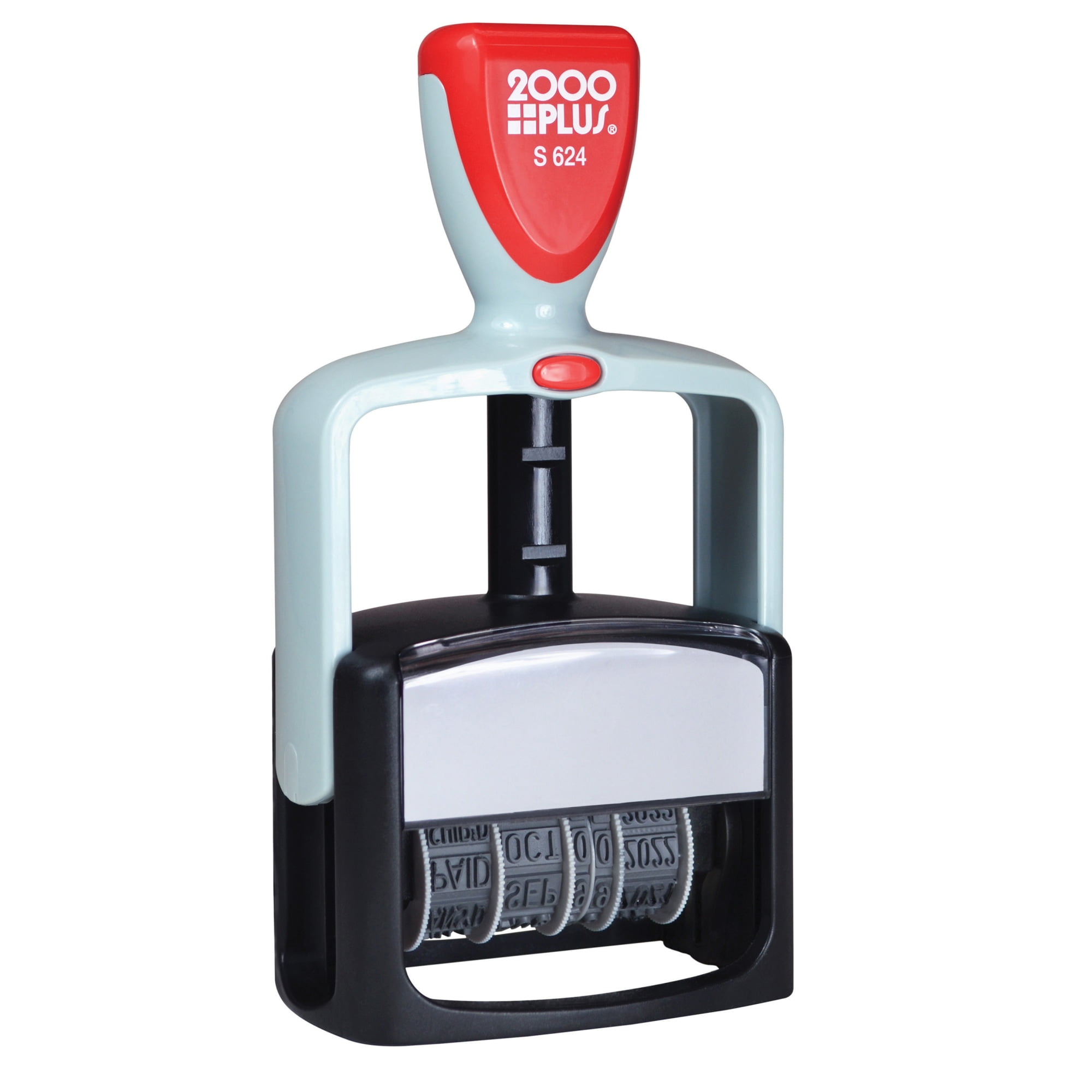 2000Plus® Self-Inking 12-in-1 Standard Duty Date and Message Stamp - Walmart.com