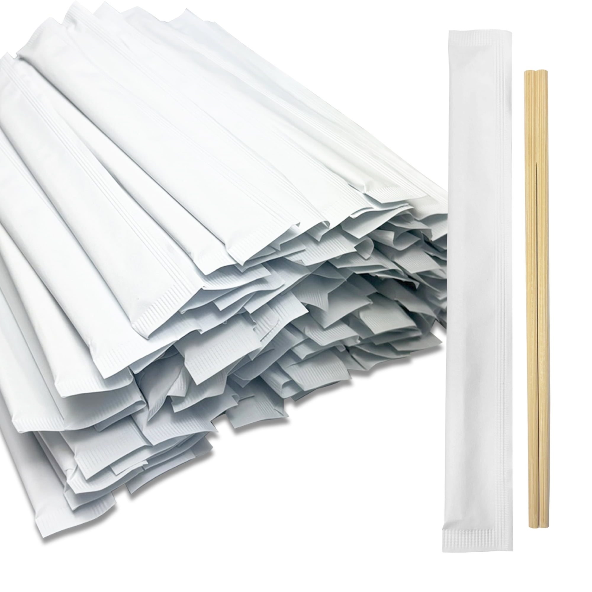 [2000] Premium Disposable Bamboo Chopsticks 8.27 Inches - Individually ...