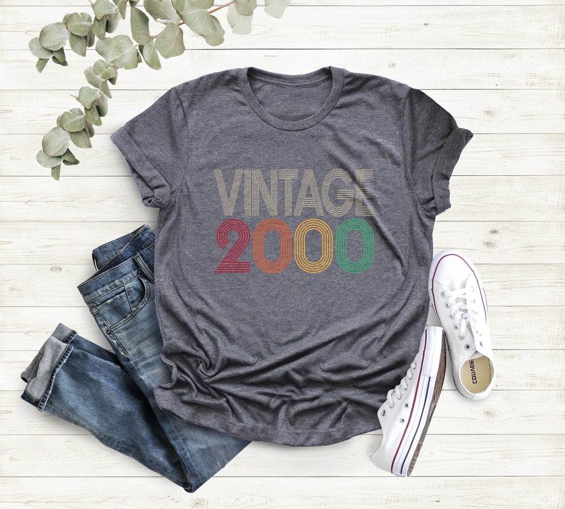 2000 Retro Shirt, 25th Birthday Men, Vintage 2000 Shirt, Classic 2000 ...