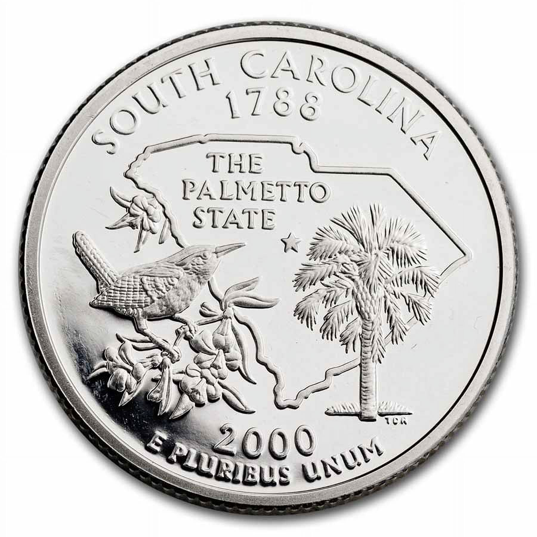 2000-S South Carolina State Quarter Proof (Silver) - Walmart.com