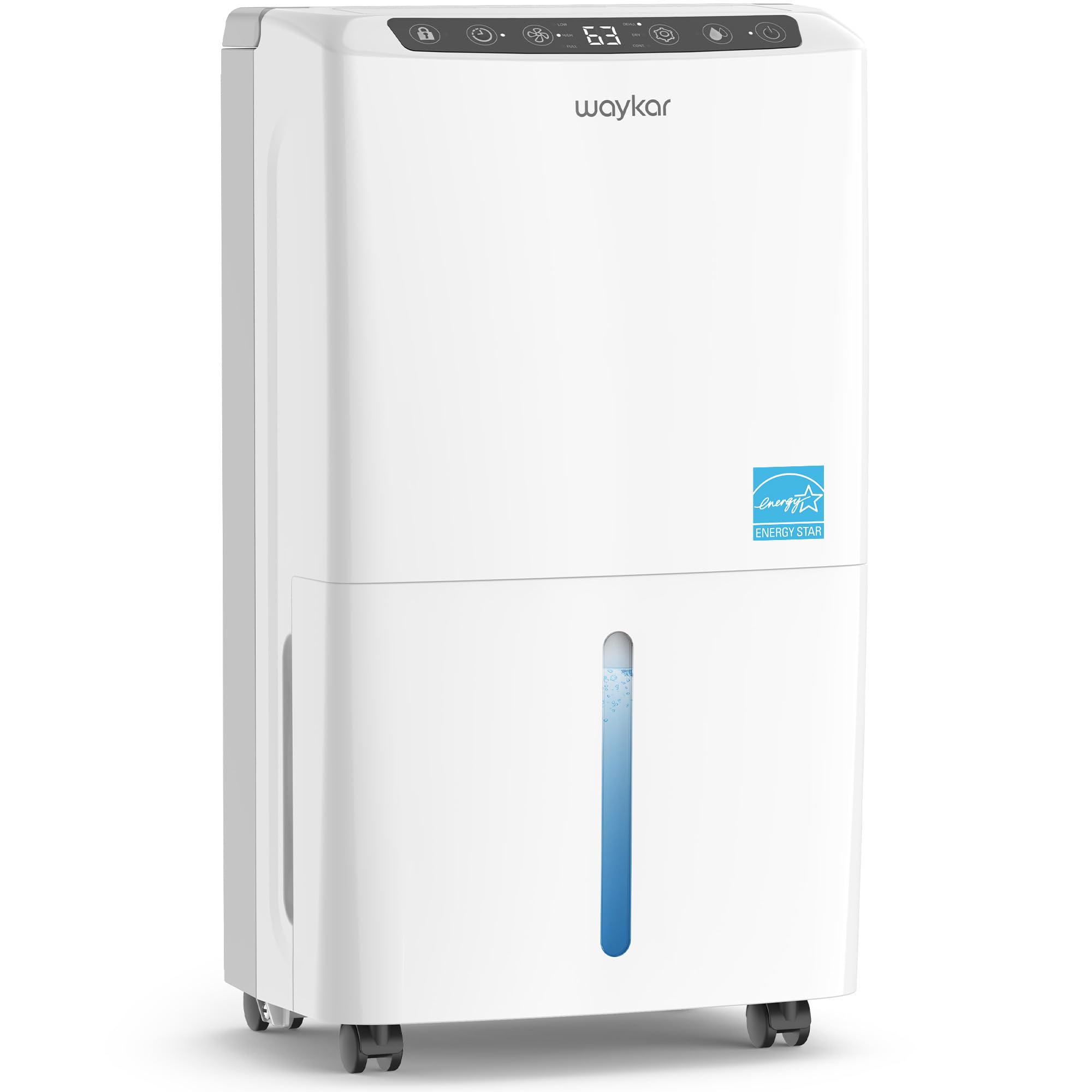 2000 Sq. Ft Most Efficient Energy Star 2025 Dehumidifier for Home and ...