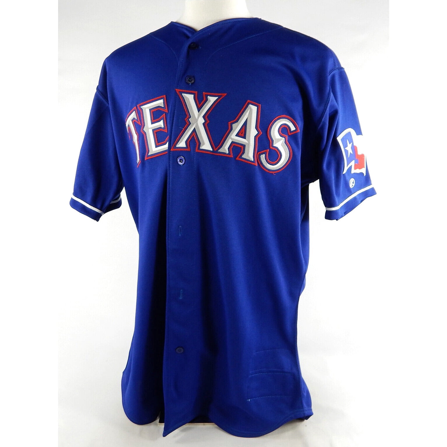 2000 Texas Rangers Bucky Dent #20 Game Used Blue Jersey West Champs ...