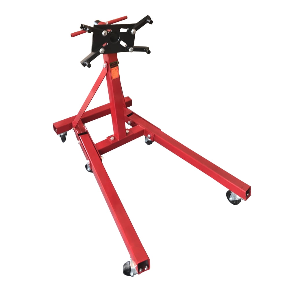 2000 lb Engine Stand Folding Motor Hoist Dolly Mover Auto Repair Jack ...