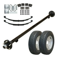 7000 lb TK Tandem Axle Gooseneck Trailer Parts Kit - 14K Capacity Heavy ...
