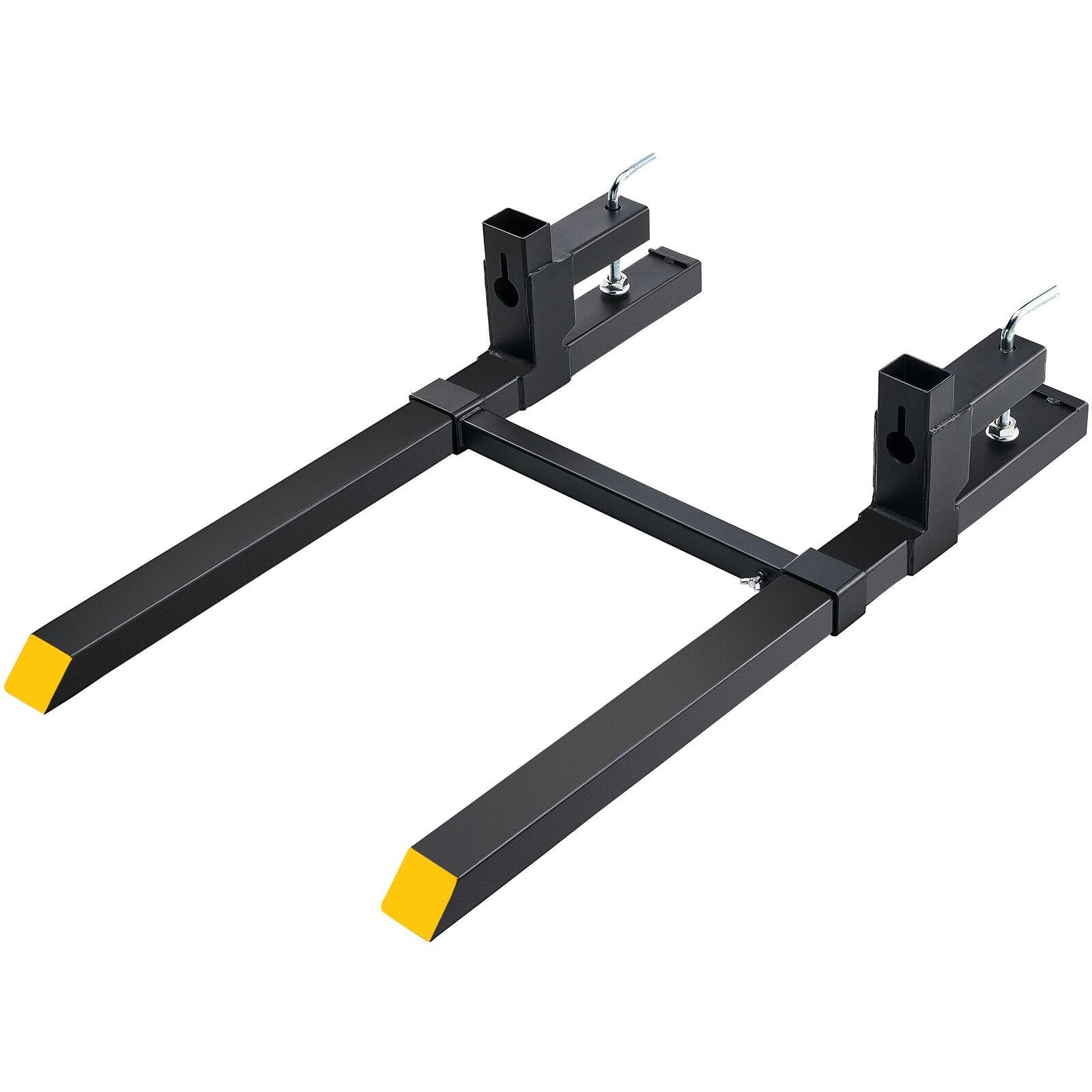 2000 lbs Clamp-On Pallet Forks, 43" Heavy Duty Tractor Bucket Forks ...