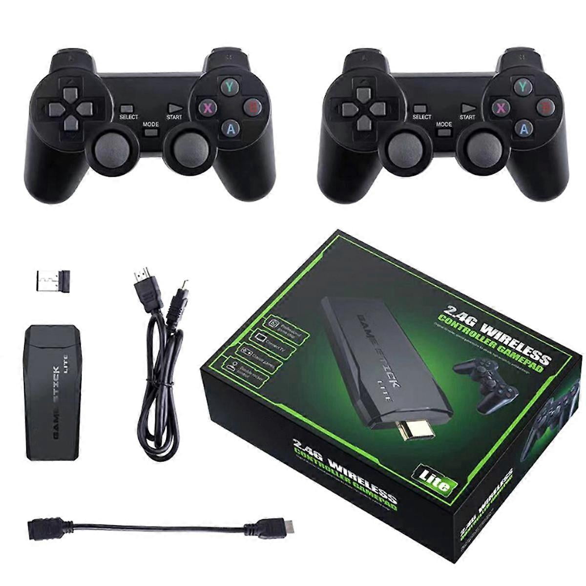 20000+ Games 4K Wireless Game Console, with 2.4G Controllers (64G) - Walmart.com