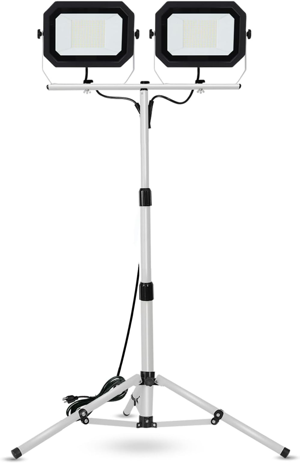 20000 Lumen Work Lights with Stand, 200W Dual Work Light, Lamp with ...