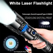 High Power Xhp70 LED Flashlight with Heavy Duty Rechargeable Lithium ...