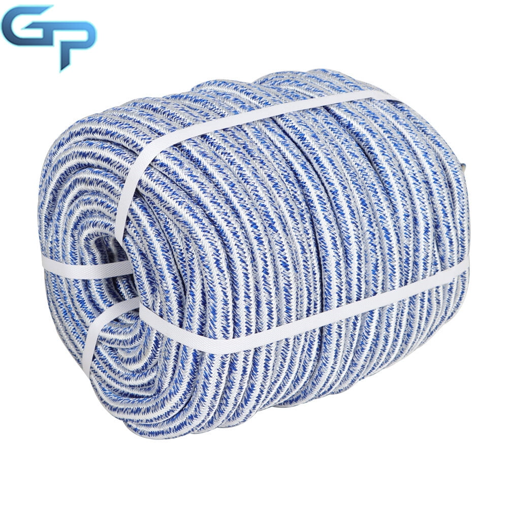 20000Lbs 24 Strand Braid Polyester Rope 3/4" × 150' Arborist Tree Rope ...
