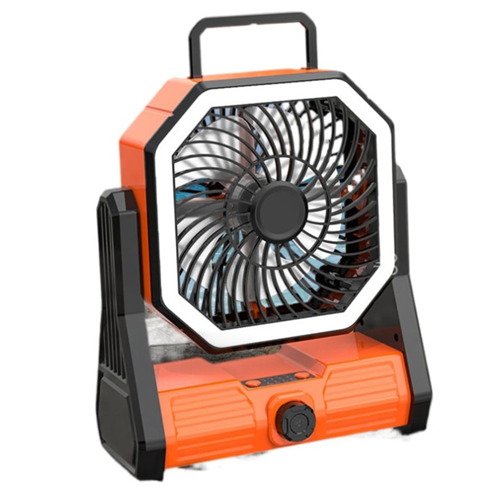 20000mAh Desk Fan Quiet USB Fan with LED Light Table Fan Electric ...