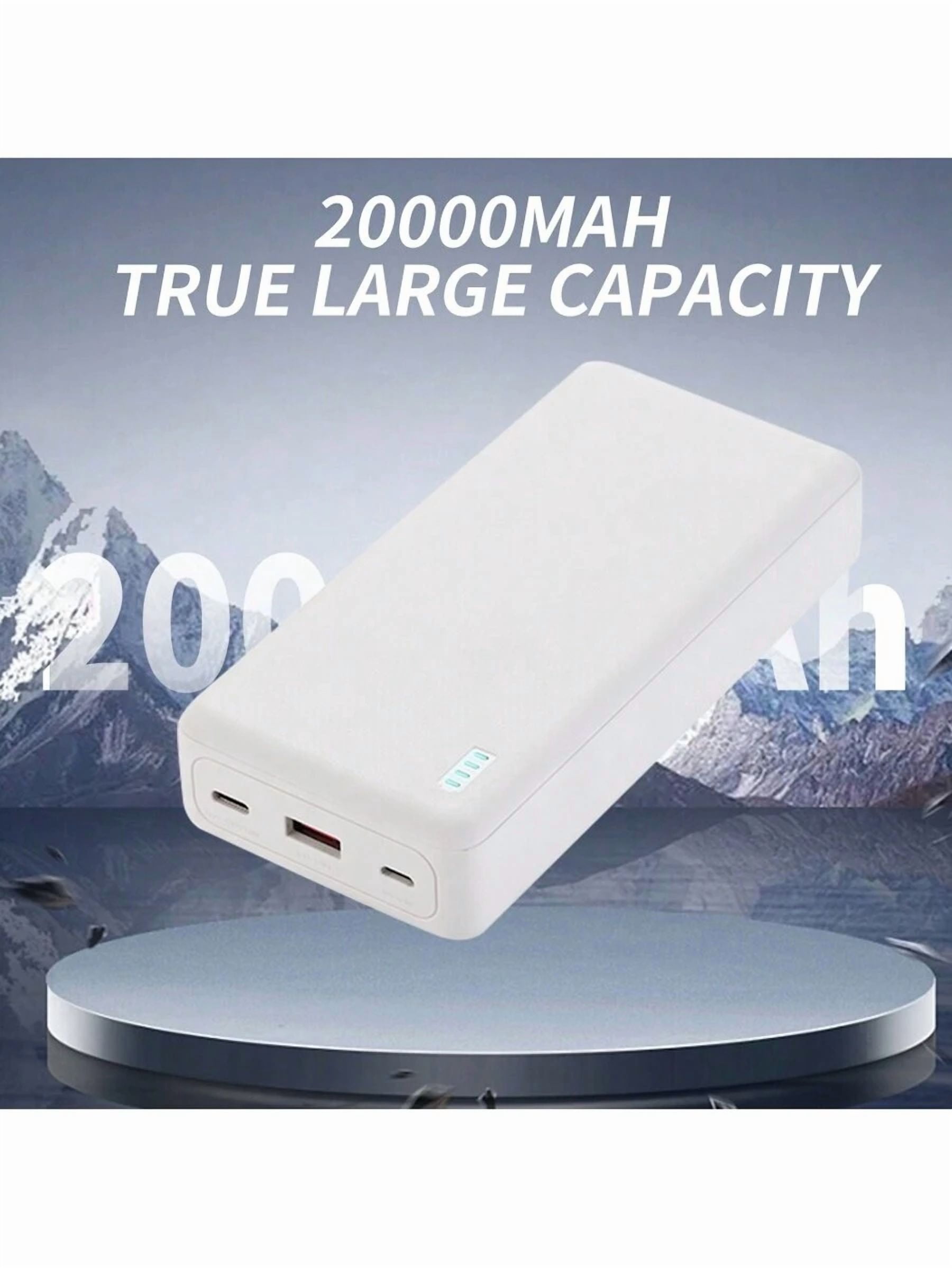 20000mAh Dual-Cell Power Bank - Fast Charging, PD20W (Type-C) & 22.5W ...