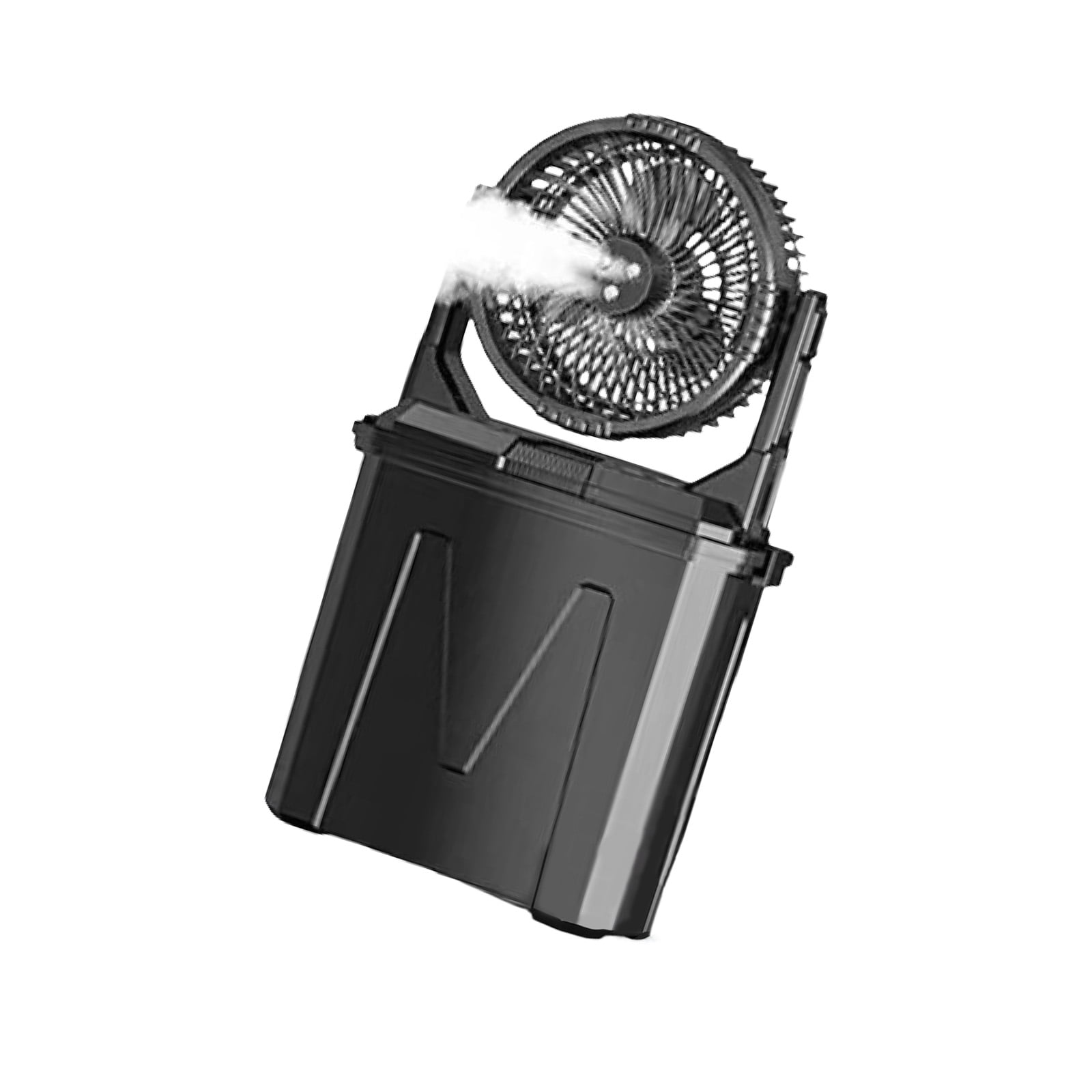 20000mAh Portable Misting Fan 120° Auto Oscillation 3 Nozzles Cooling ...