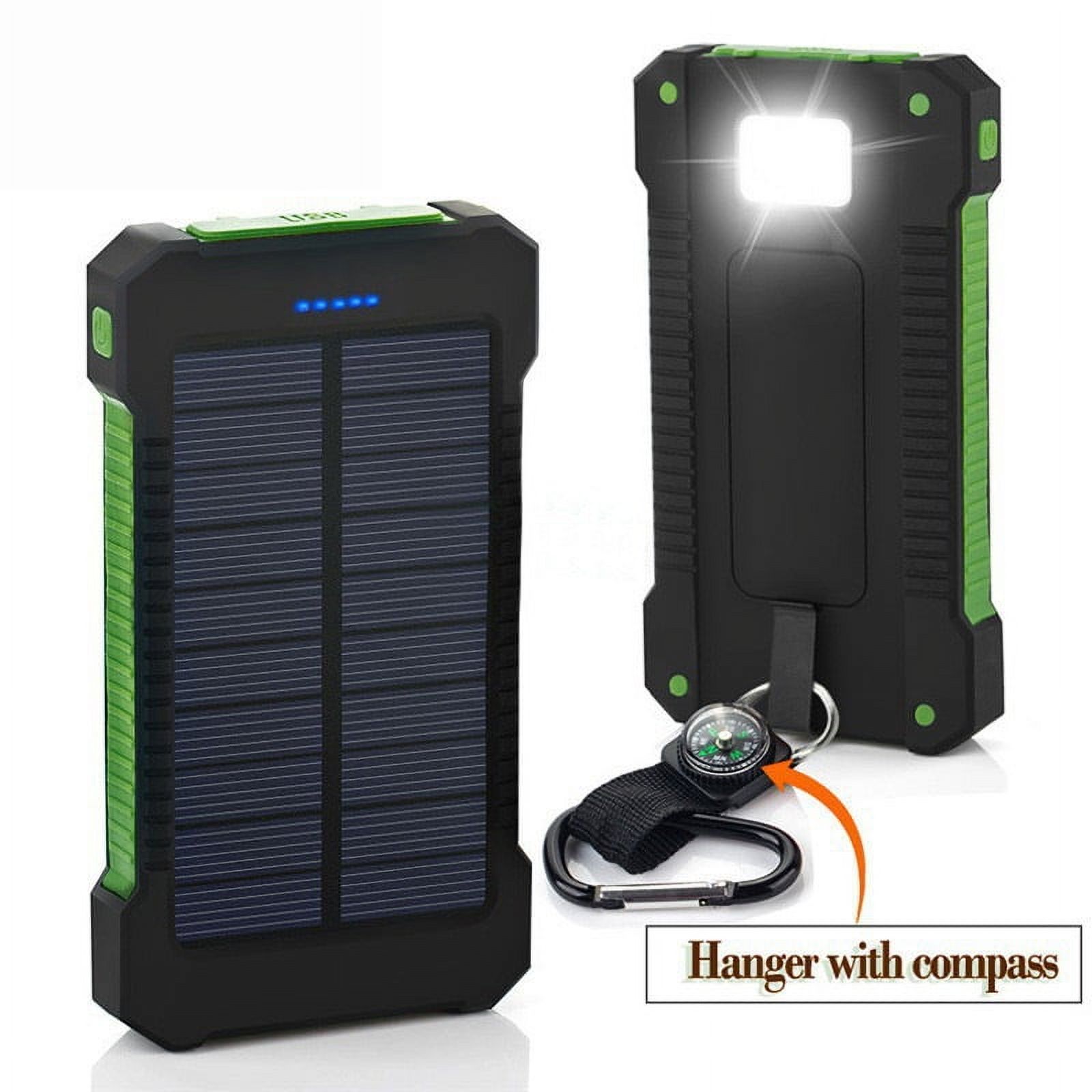 YTCYKJ 20000mAh Solar Power Charger,Outdoor Waterproof Dual USB ...