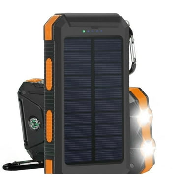 Zunammy ZBank 12000mAh Solar Power Bank Battery Charger with Flashlight ...