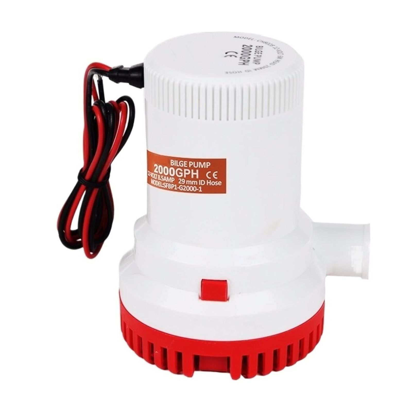 2000GPH Boat Bilge Pump 24v High Pressure Bilge Pump 24 V Dc 12v Kayak ...