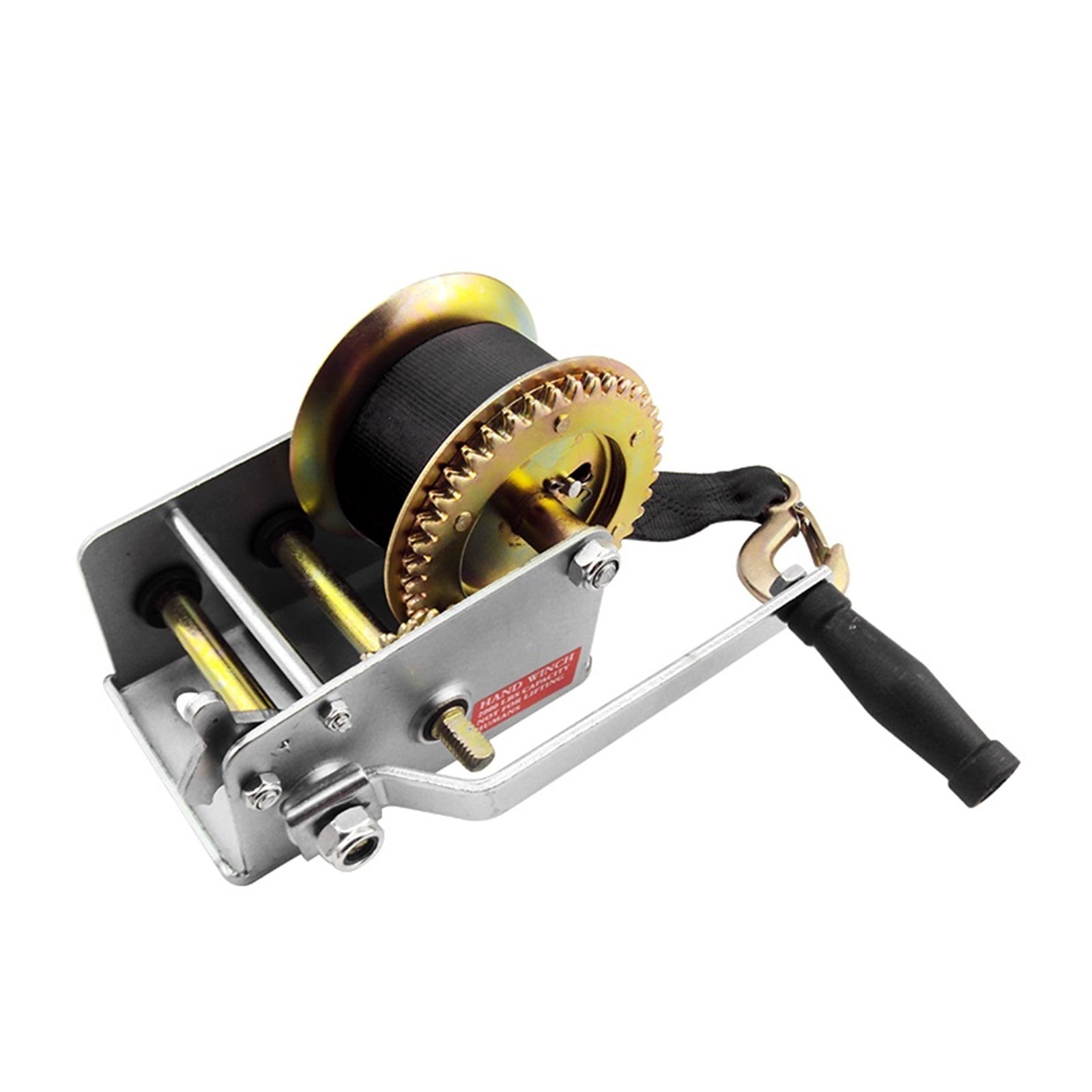 2000LBS / 900KG 8M Extra Long Synthetic Strap, Hand Winch Webbing Car ...