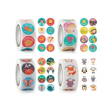 Gooji Small Reward Stickers for Kids, 1008 Pc. Sticker Pack for ...