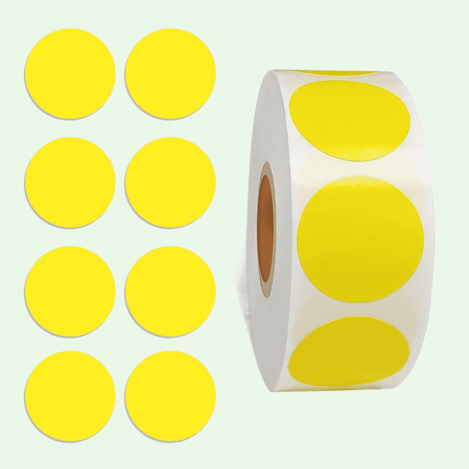 2000Pcs Color Coded Dot Stickers, 1 Inch Circle Writing Coding Labels ...